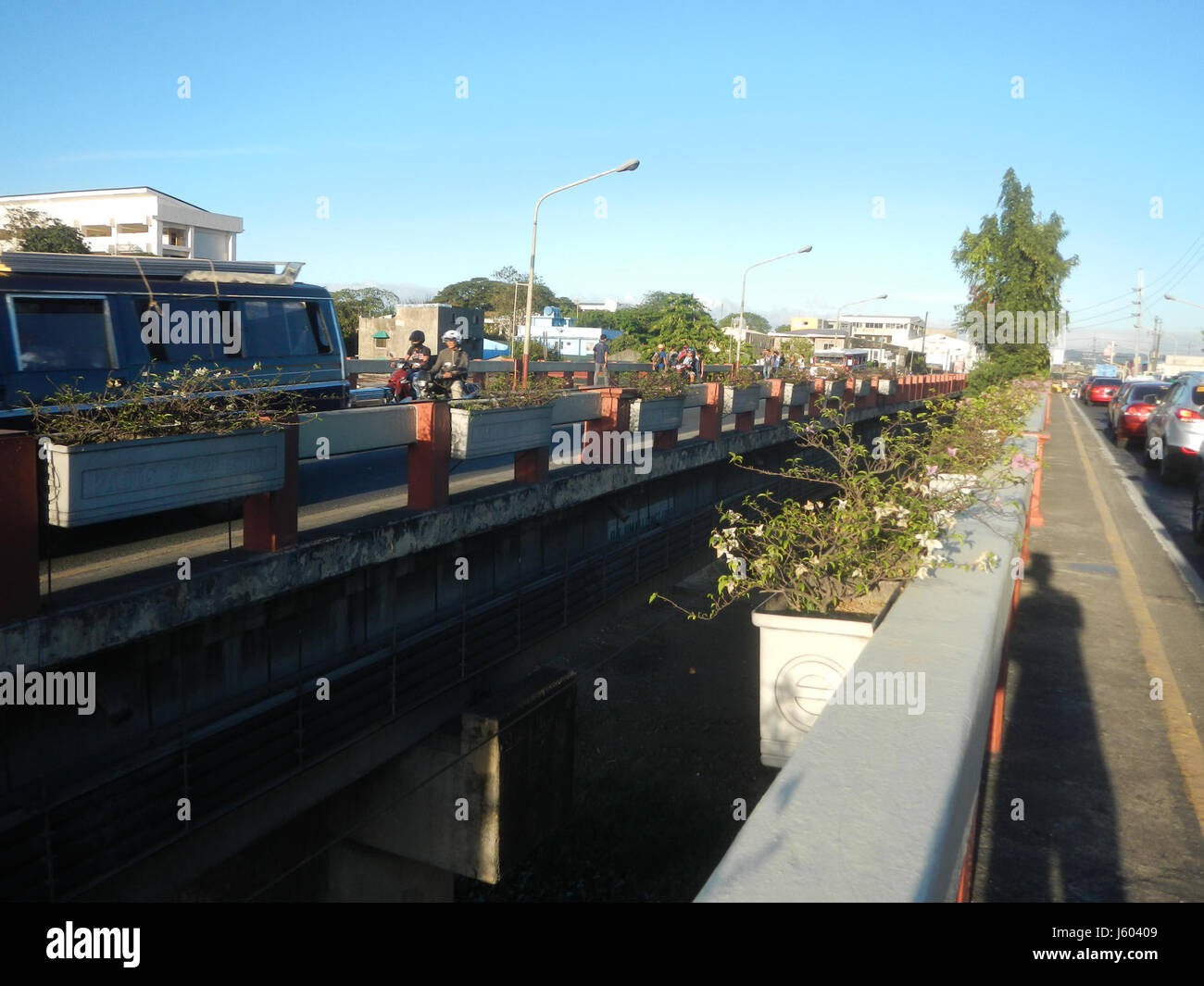 The Vargas Bridge, constructed over the Pasig River in 1946, is an ...