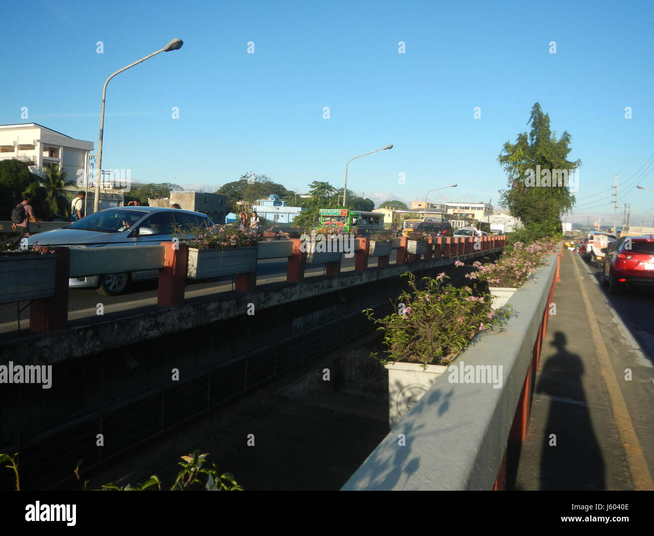 The Vargas Bridge spans the Pasig River in the heart of Manila ...