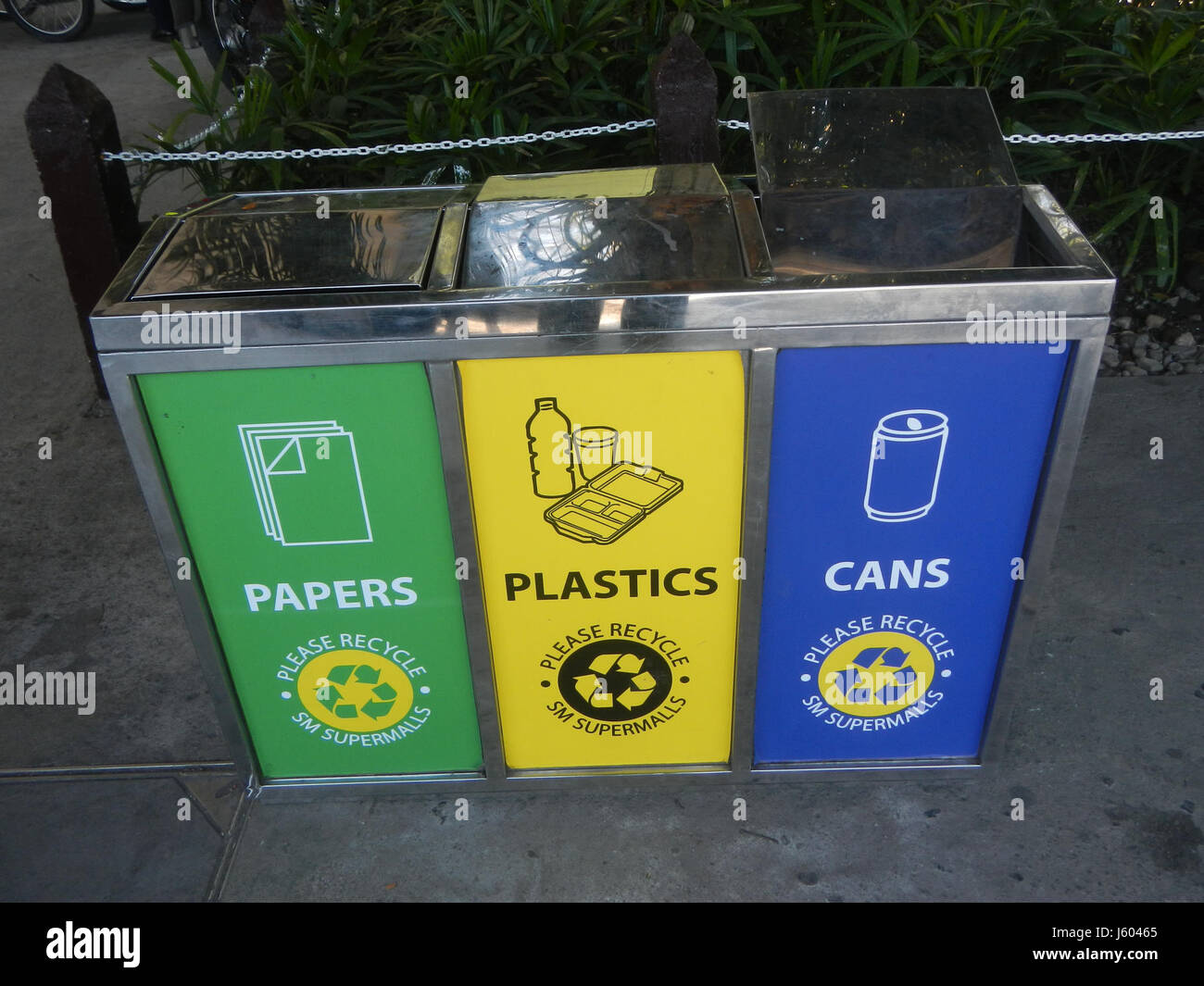 Recycling containers bins hi-res stock photography and images - Alamy