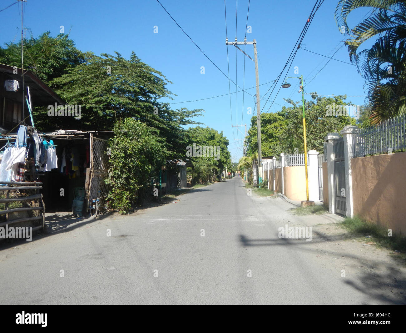 Photograph depicting the construction of farm-to-market roads ...