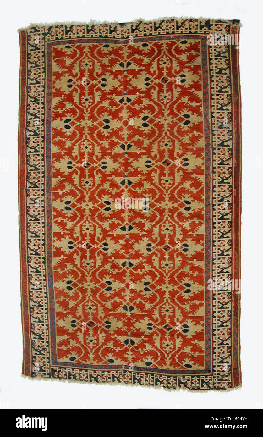 The 'Lotto' Carpet, held in the Metropolitan Museum of Art (MET), is a ...