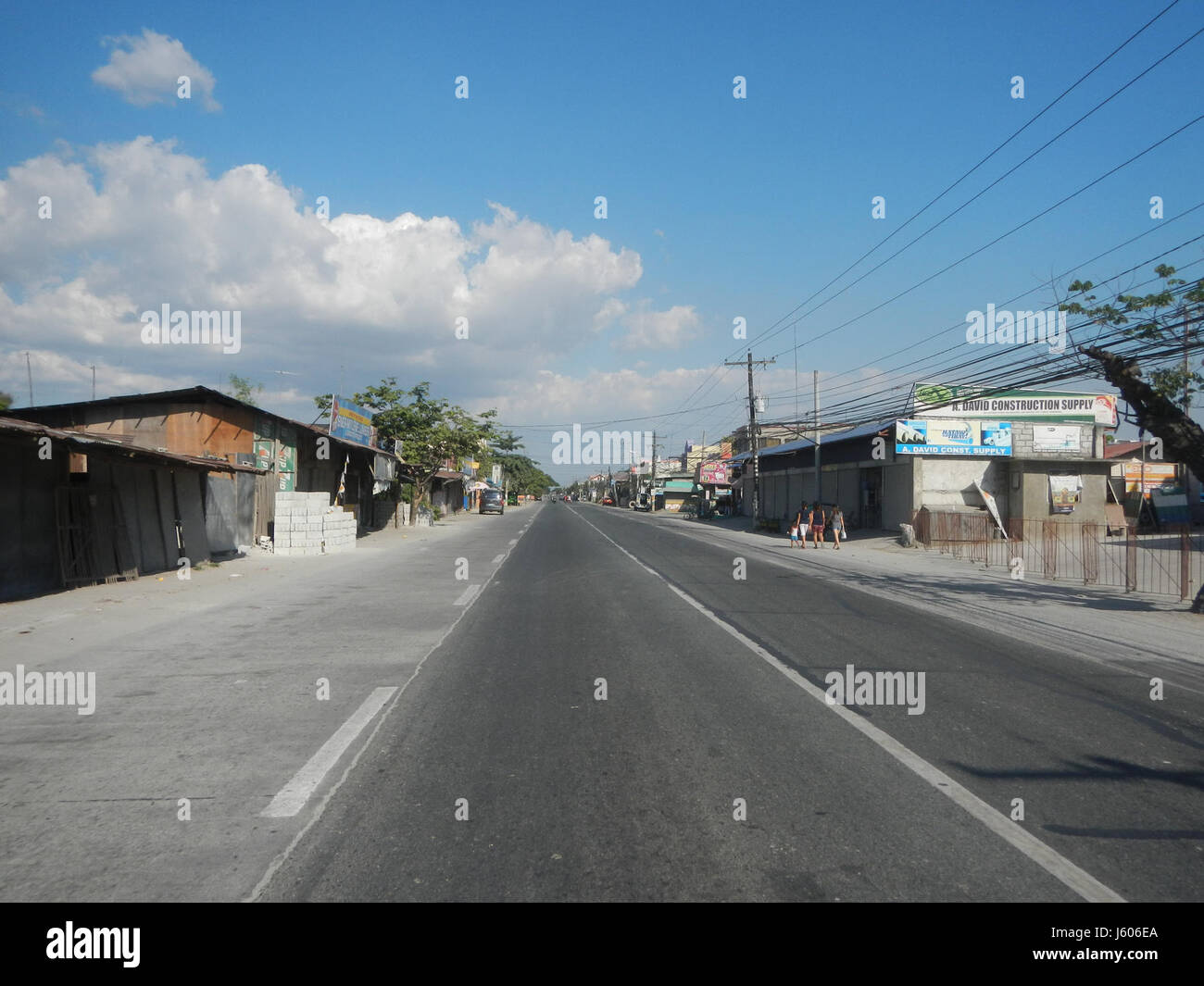 A photograph or map depicting the MacArthur Highway in the regions of ...