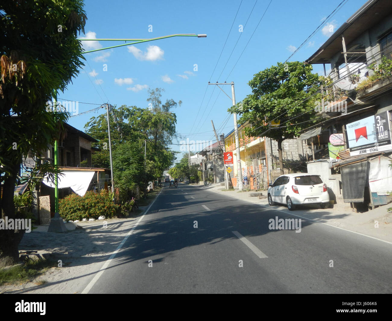 A map or overview of MacArthur Highway, passing through San Vicente and ...