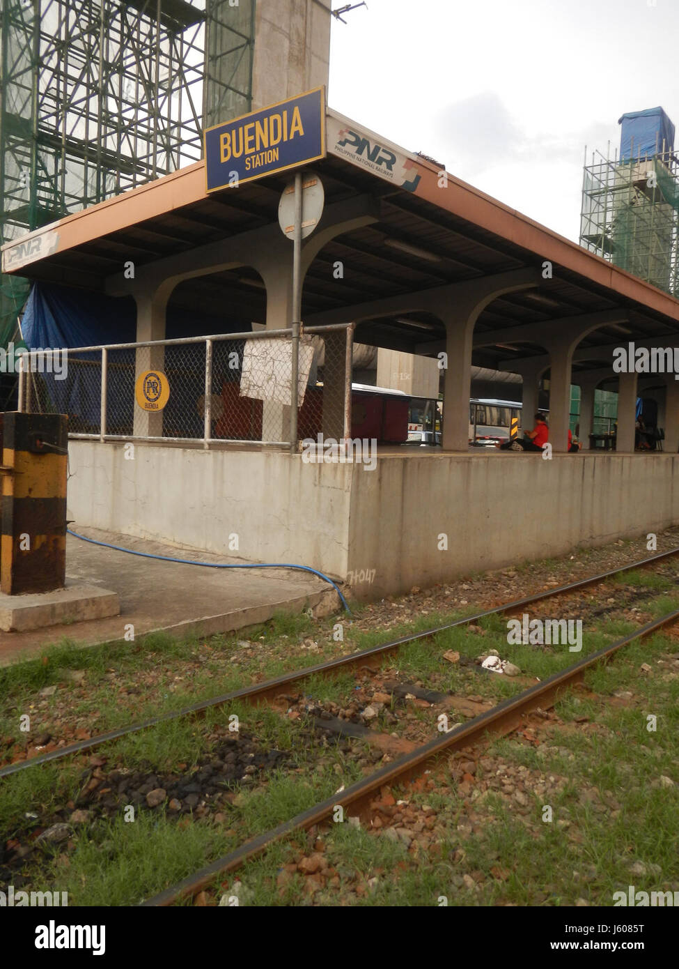 The Buendia PNR Station is located near Makati's Executive Towers and ...