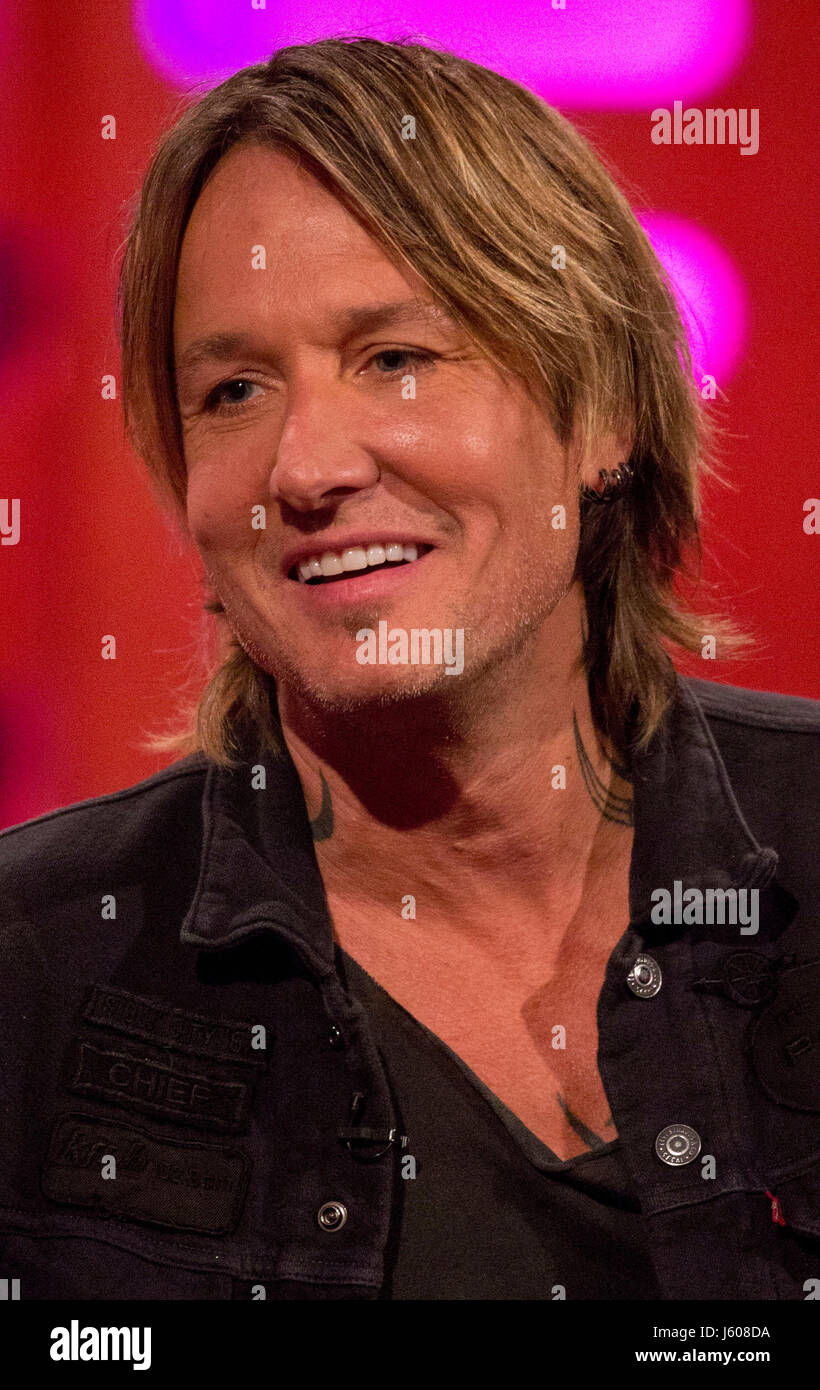 Keith Urban during the filming of the Graham Norton Show at The London ...