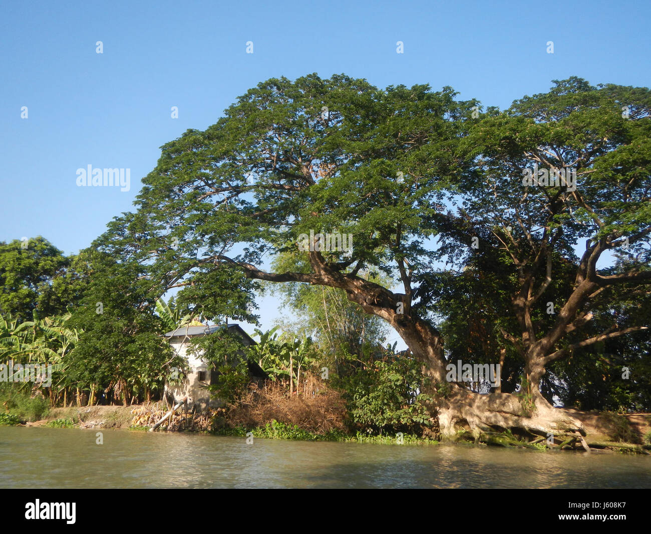 This image depicts the riverbank riprap construction project along the ...