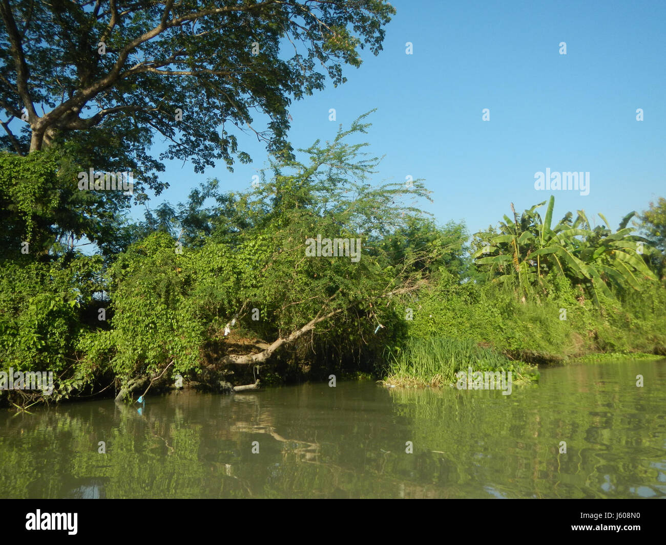 This image represents the riverside districts and villages in the ...