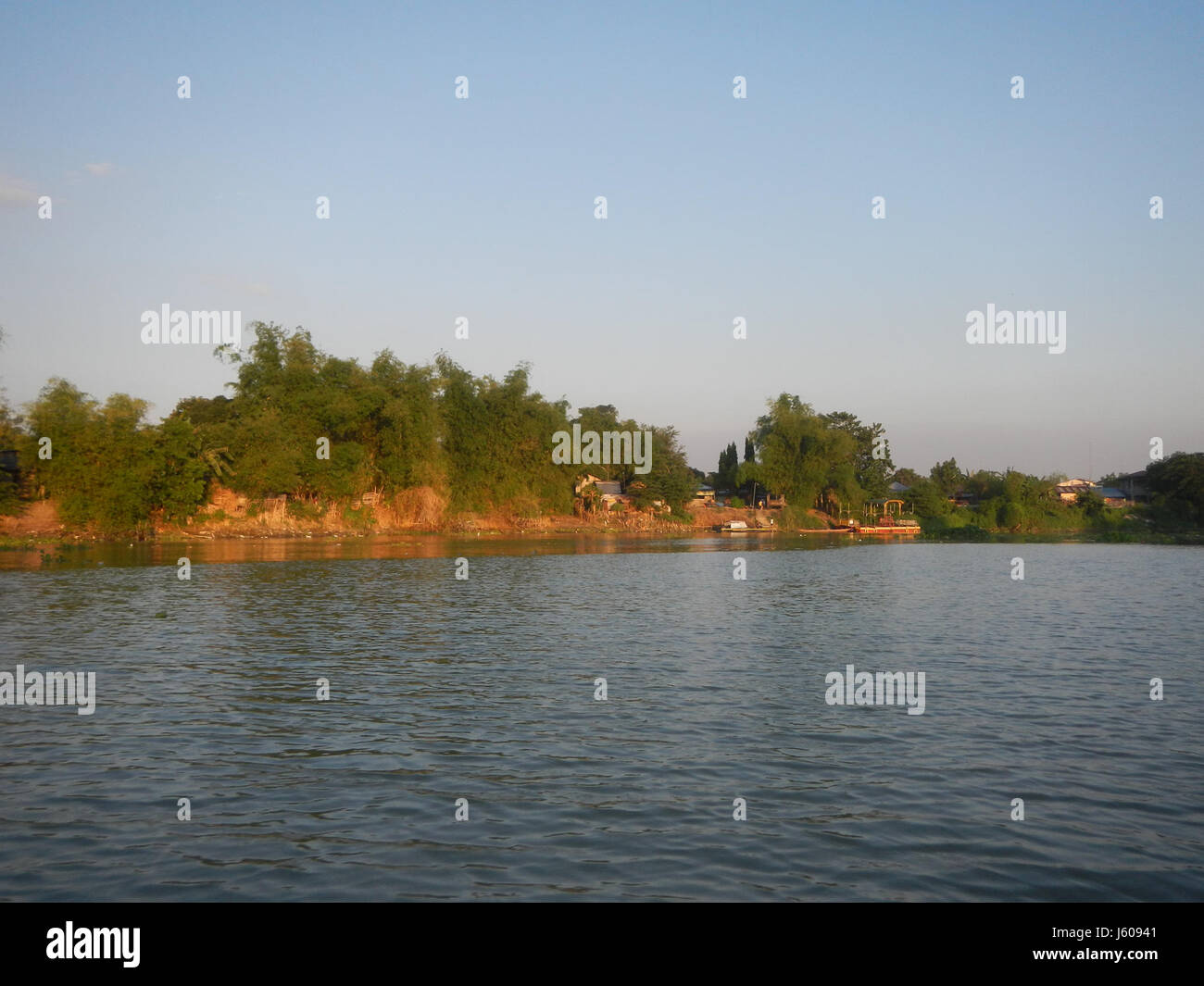 This image or record captures a scenic view of the riverside districts ...