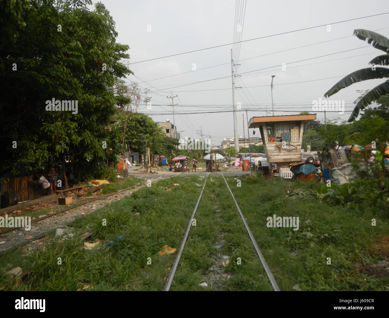 Santa Mesa Dambana PNR Station in Manila, Philippines, near the ...