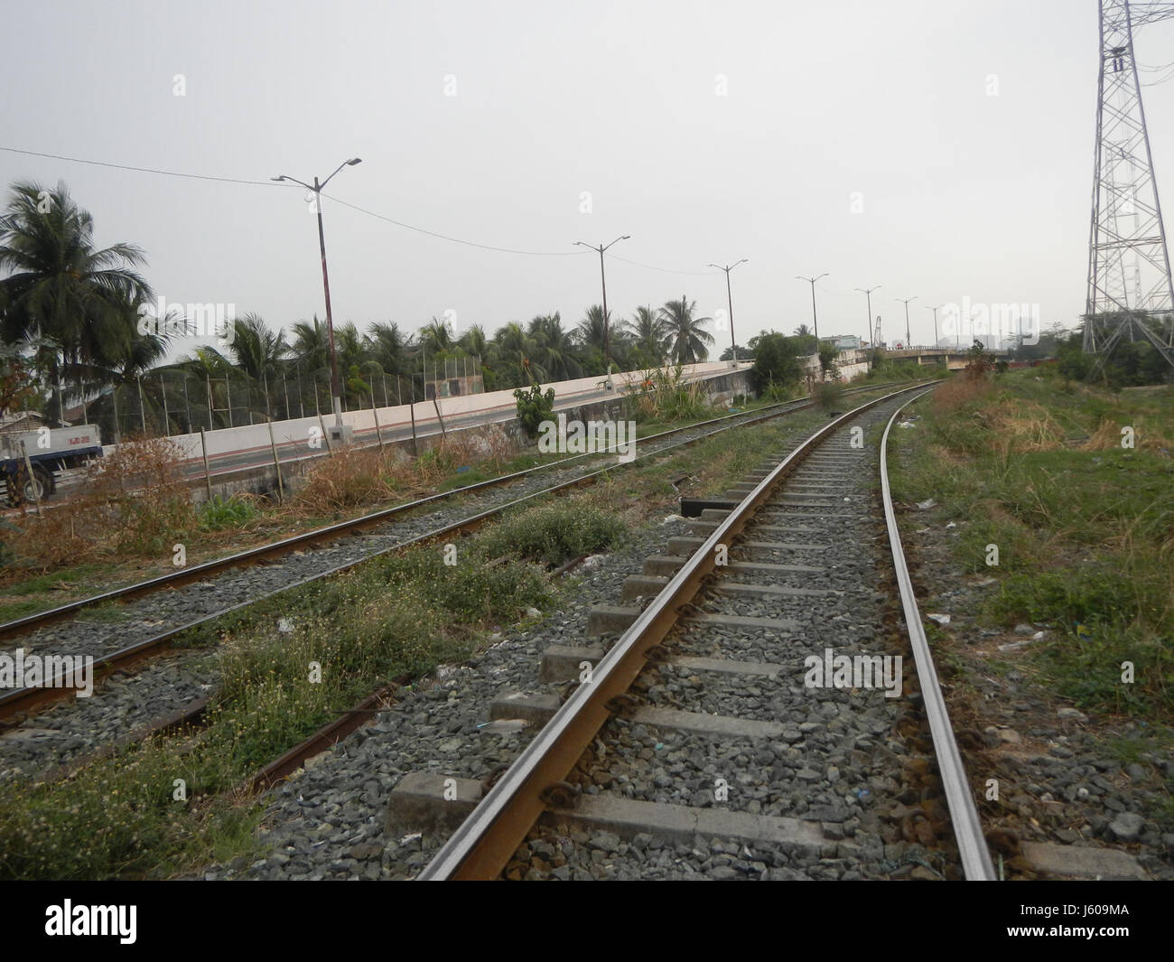 01609 Santa Mesa PNR Station Pandacan Railway tracks Bridge Manila 20 ...