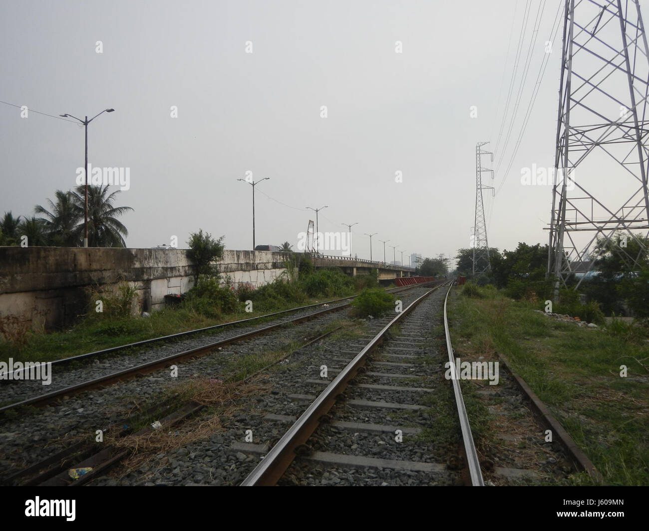 01609 Santa Mesa PNR Station Pandacan Railway tracks Bridge Manila 30 ...