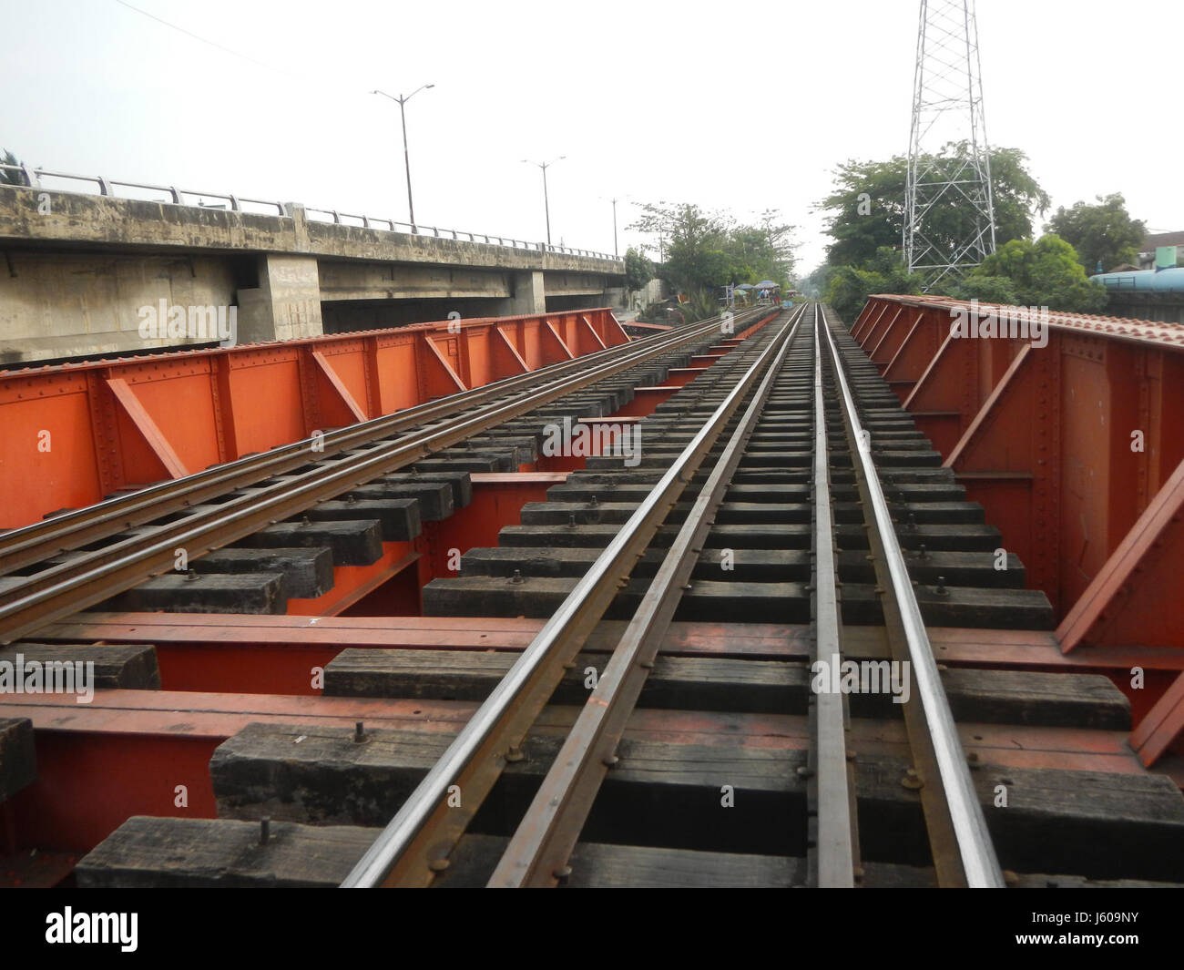 01658 Santa Mesa PNR Station Pandacan Railway tracks Bridge Manila 13 ...