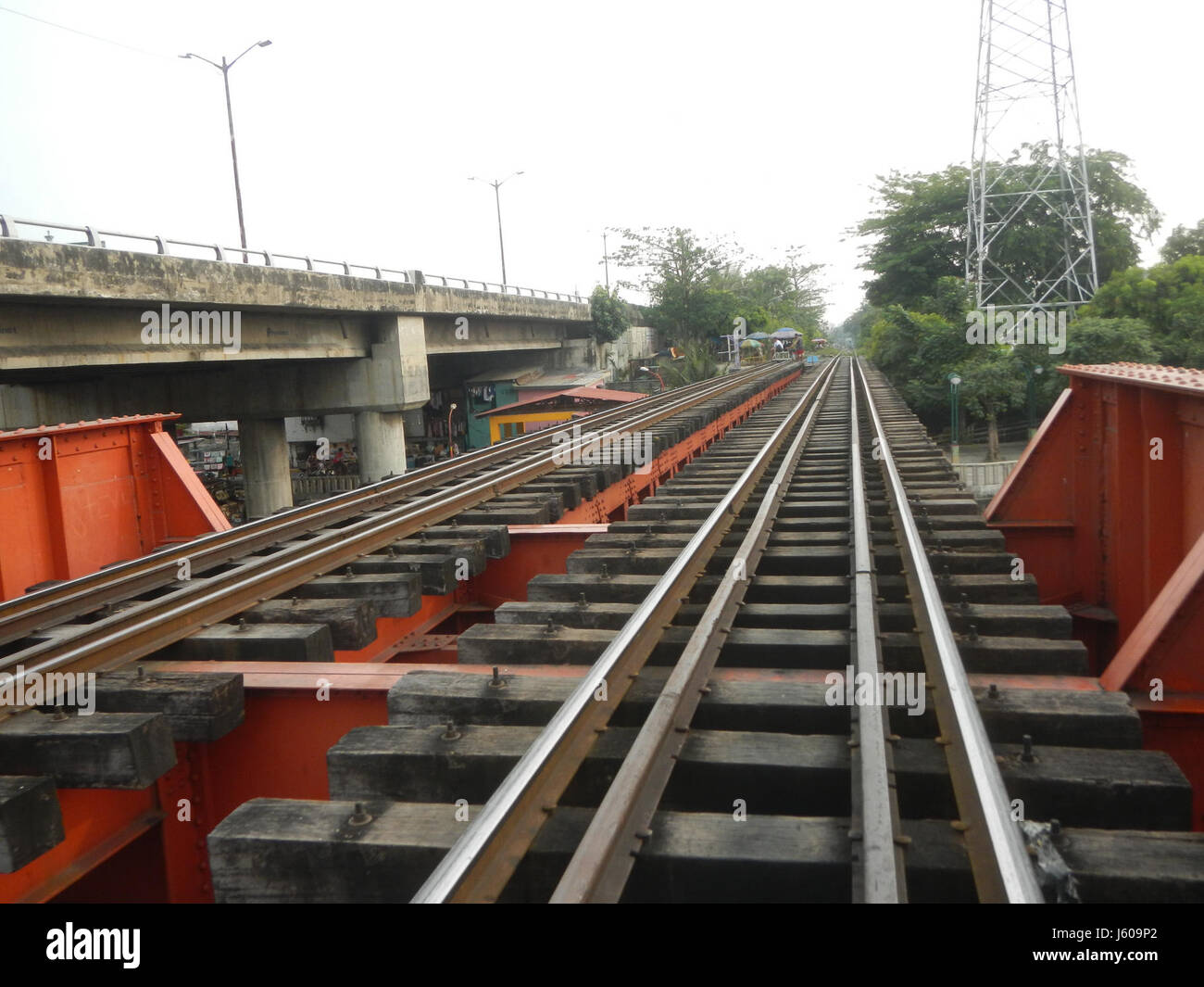 01658 Santa Mesa PNR Station Pandacan Railway tracks Bridge Manila 16 ...