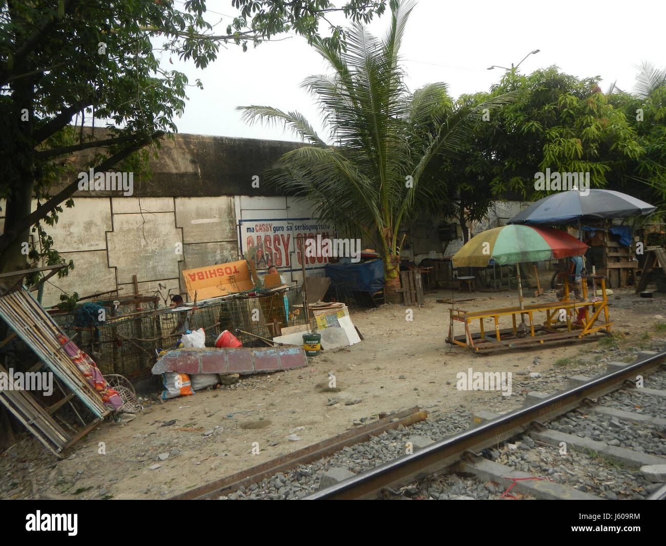 The Santa Mesa PNR Station in Pandacan, Manila, is part of the ...