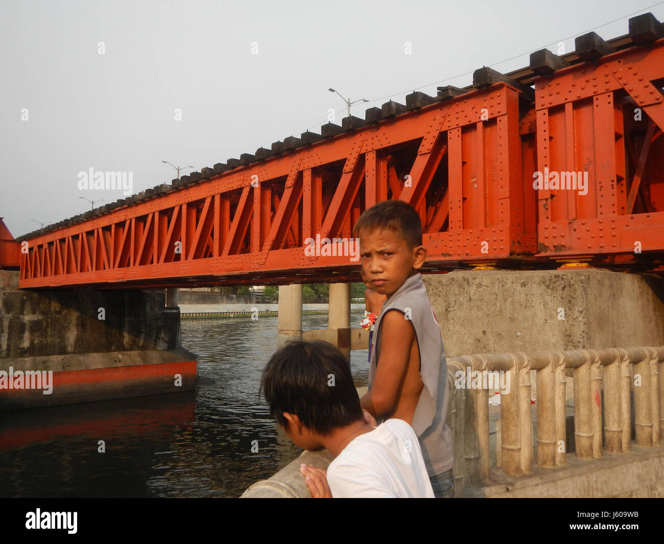 The image shows the Santa Mesa PNR Station in Manila, Philippines ...