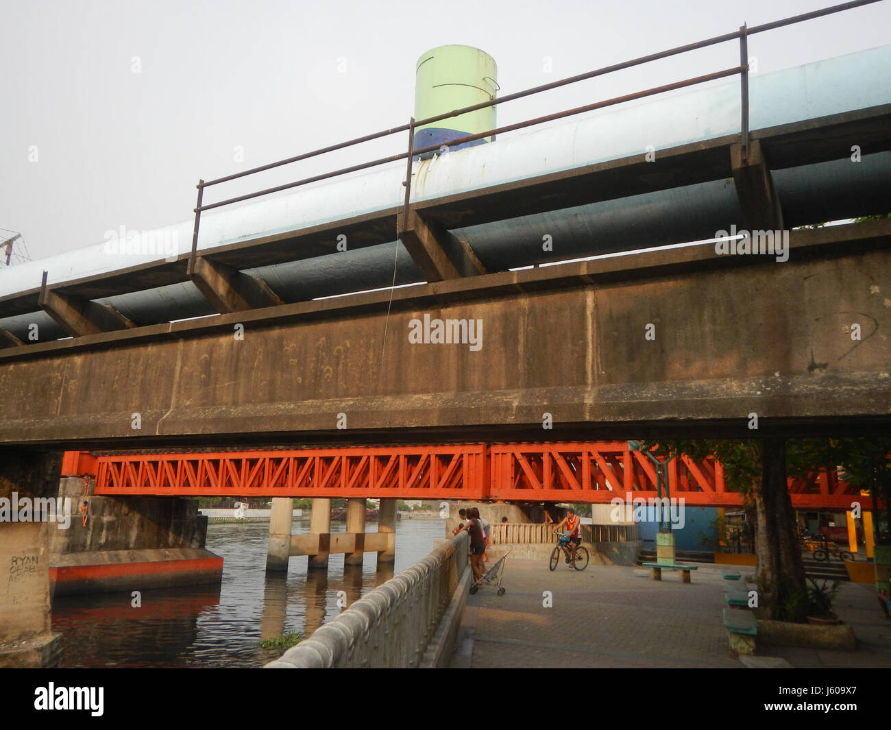01751 Santa Mesa PNR Station Pandacan Railway tracks Bridges Manila 18 ...