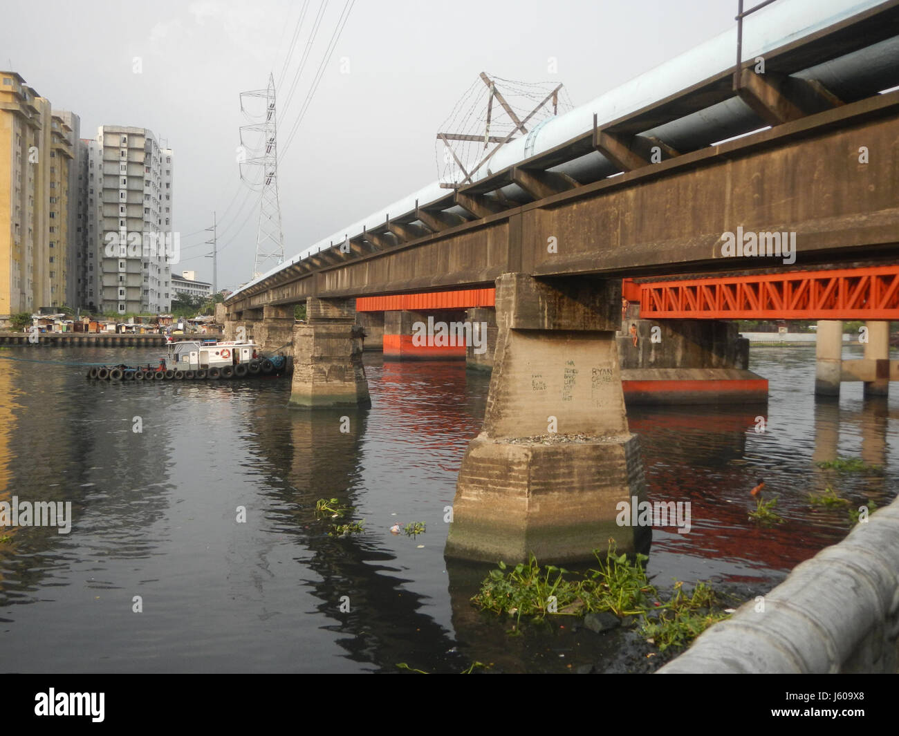 '01751 Santa Mesa PNR Station Pandacan Railway tracks Bridges Manila ...