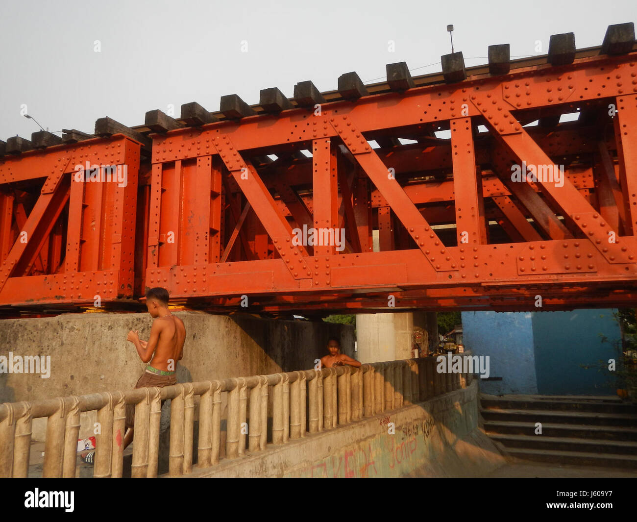 01751 Santa Mesa PNR Station Pandacan Railway tracks Bridges Manila 45 ...