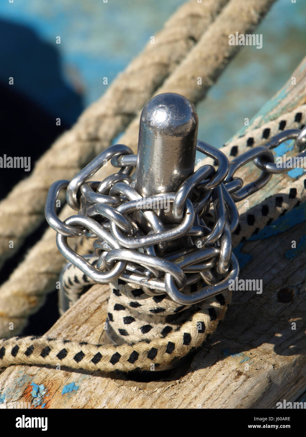 harbor chain metal ropes chains rope bit harbor chain metal yacht port ...