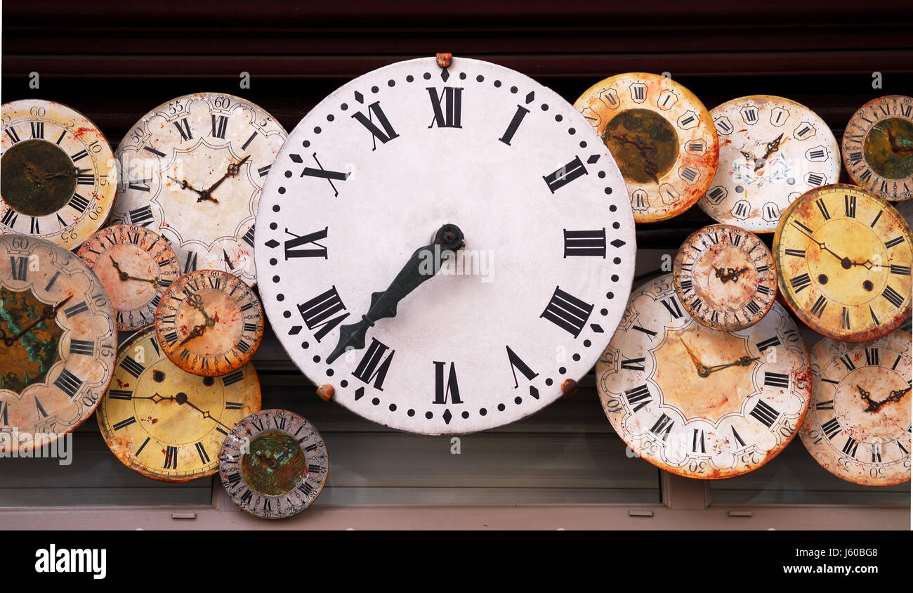 hand hands antique clock date time time indication dial faces some ...