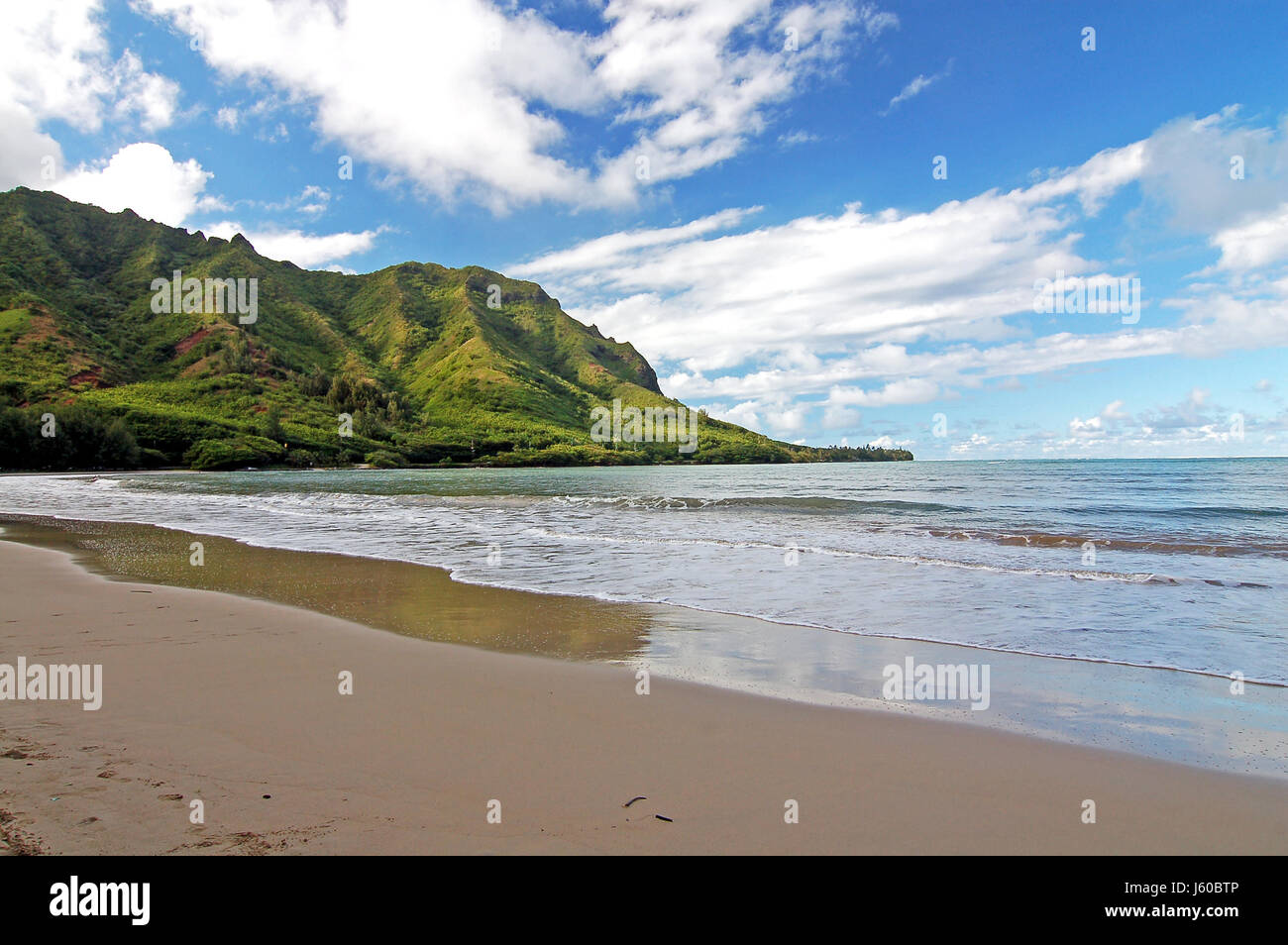 beach seaside the beach seashore sands sand hawaii water nature blue ...