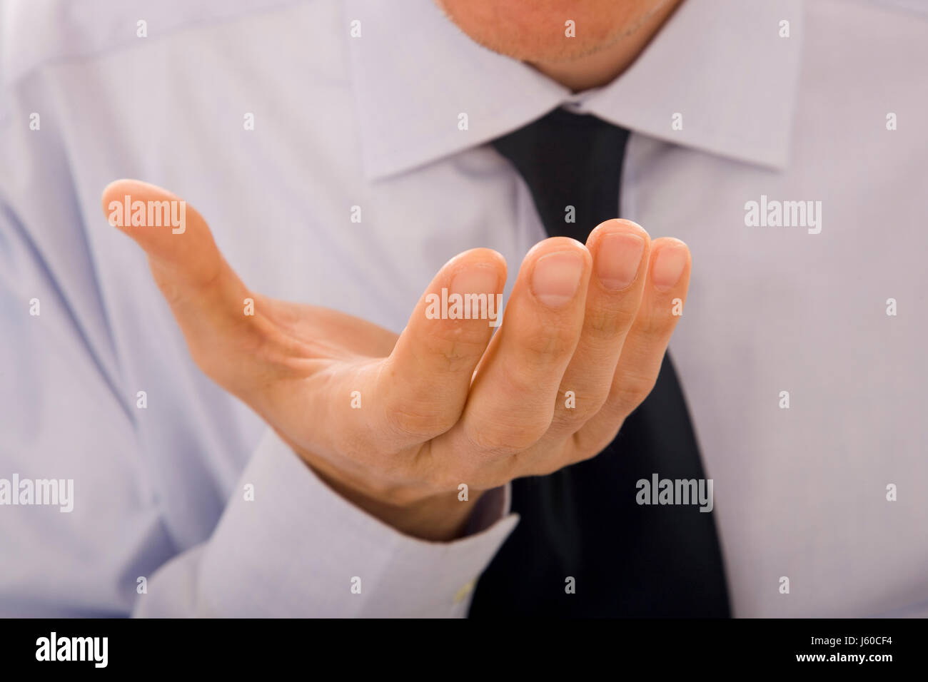 gesture with one hand Stock Photo - Alamy