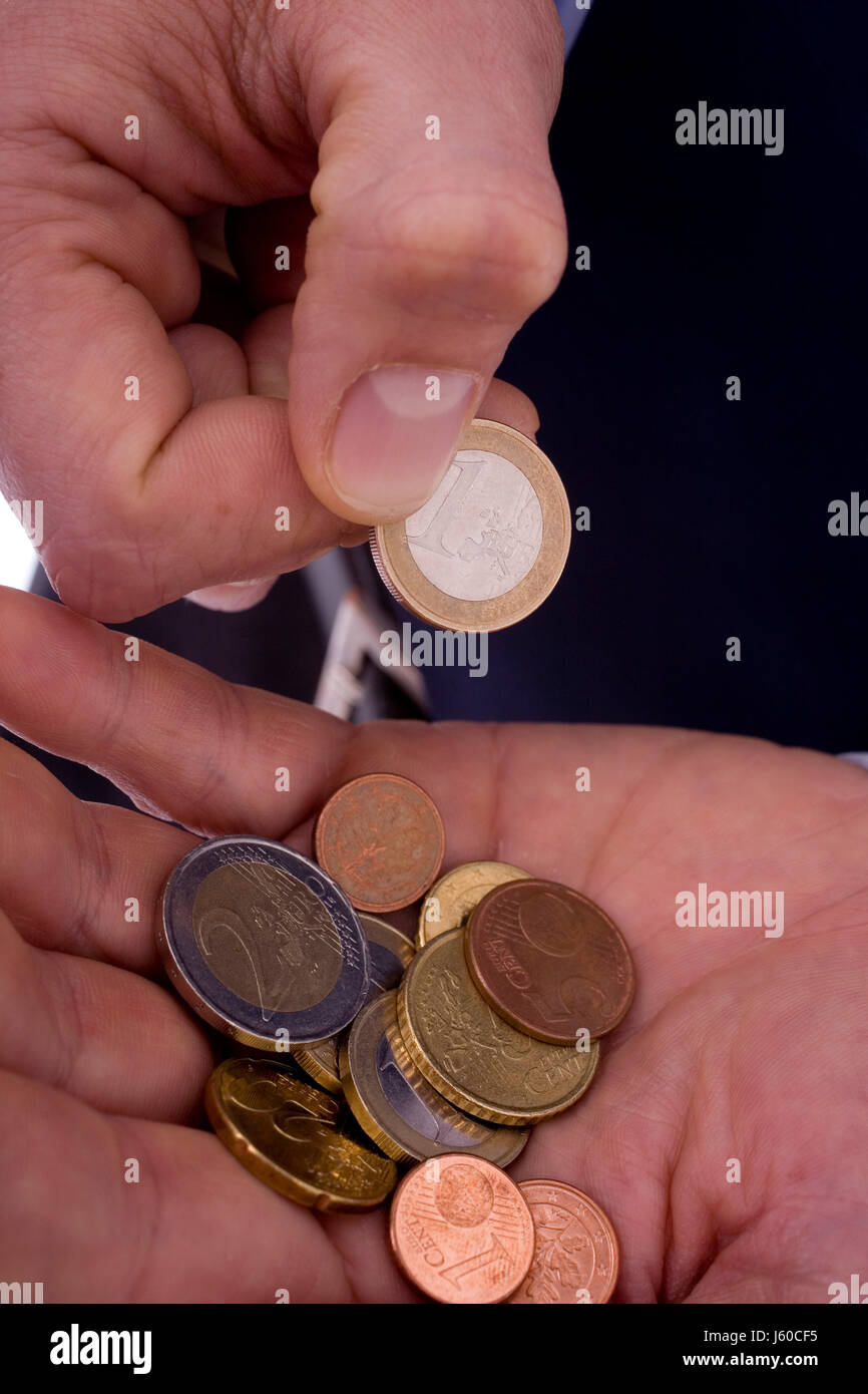 pay hand hands coins count change hard cash man pay hand currency human ...