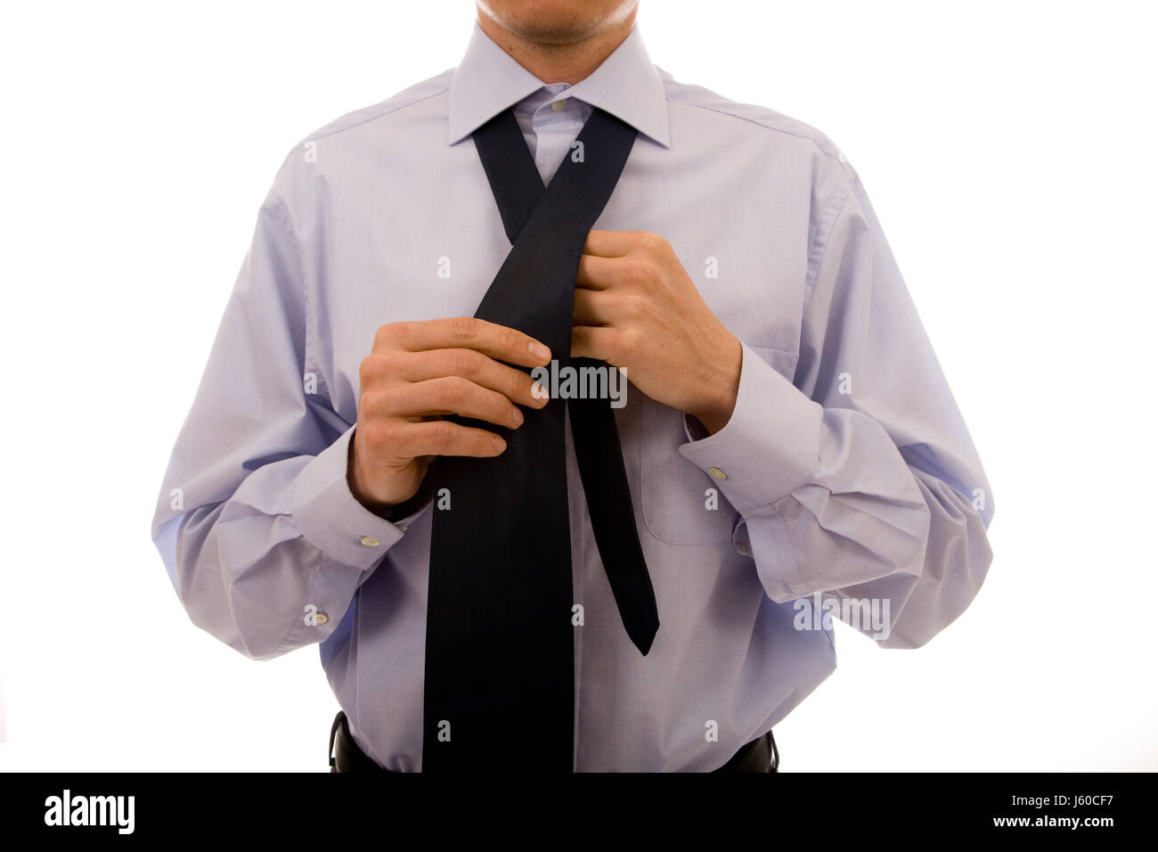 bind man in tie Stock Photo - Alamy