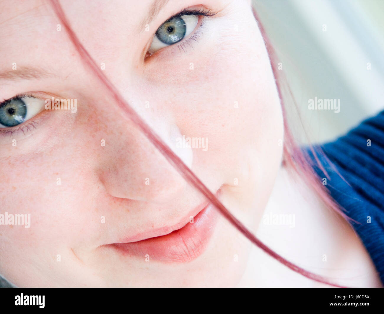woman shine shines bright lucent light serene luminous portrait skein natural Stock Photo - Alamy