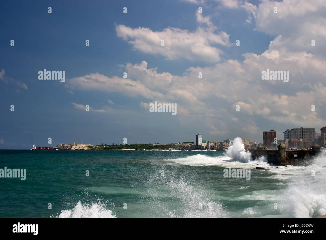 cuba caribbean havana salt water sea ocean water big large enormous ...