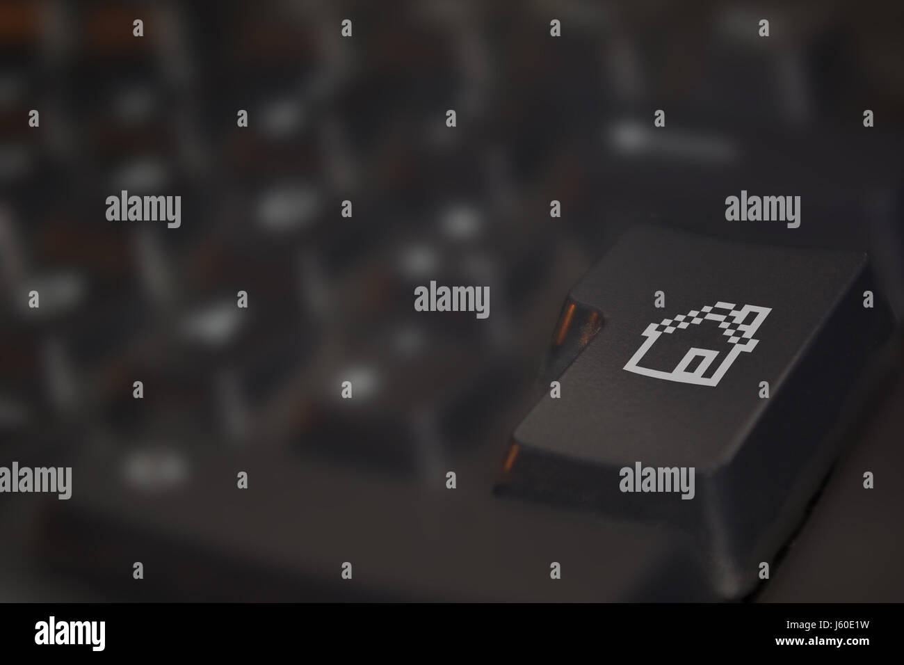 house on keyboard 2 Stock Photo - Alamy