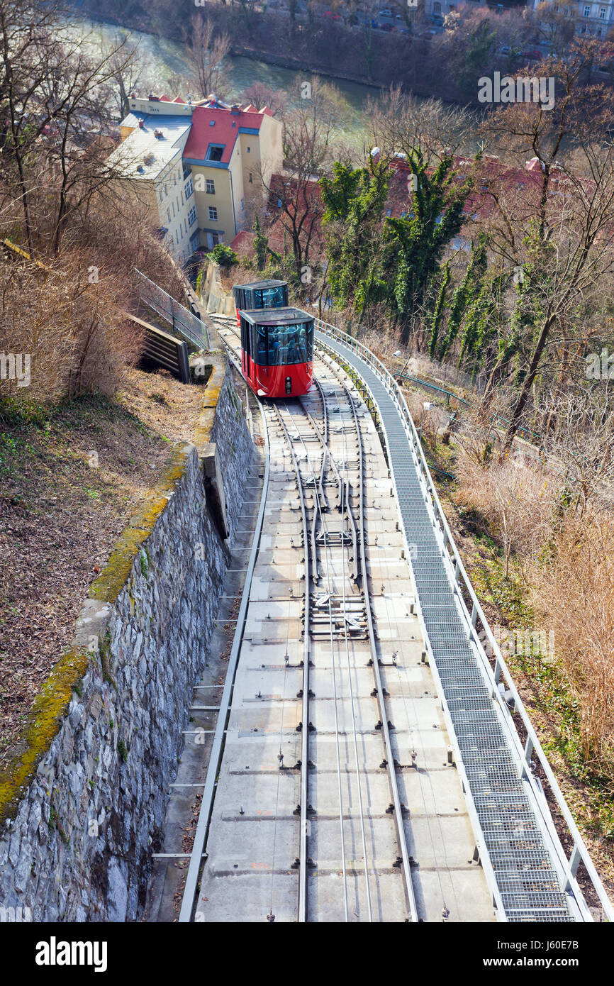 Graz austria funicular hi-res stock photography and images - Alamy