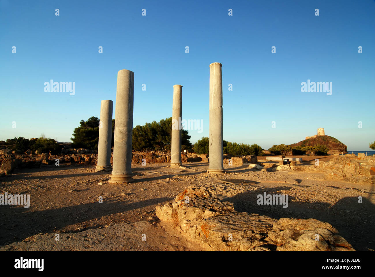 Nora roman ruins pula sardinia hi-res stock photography and images - Alamy