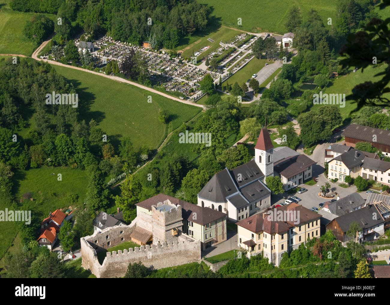 church austrians cemetery ruin school educational institution ...