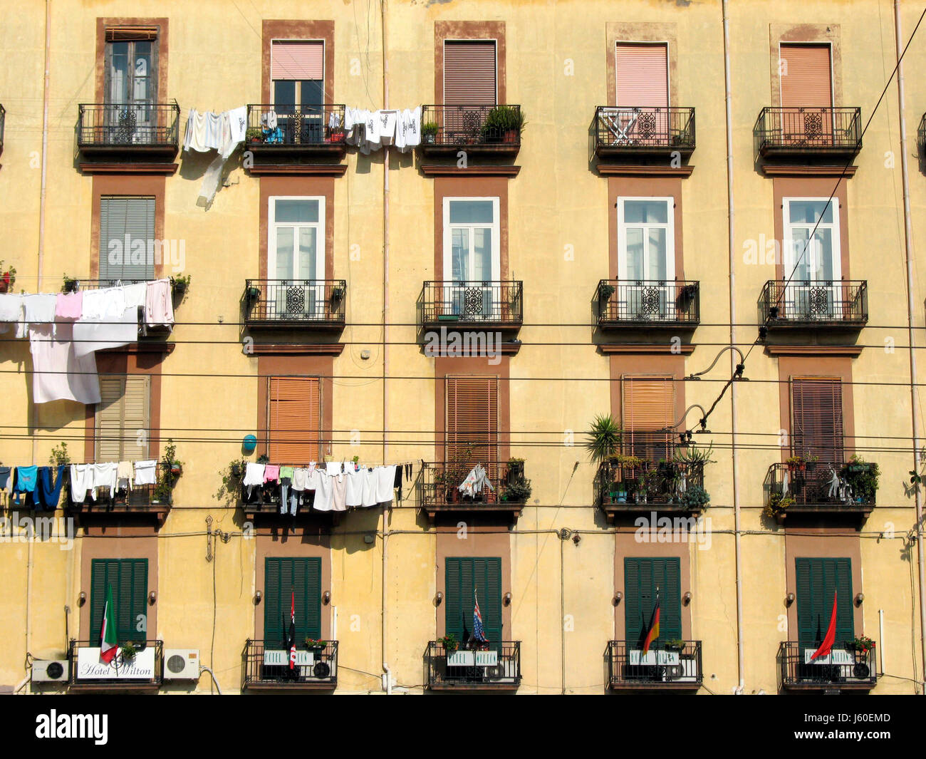 window porthole dormer window pane door facade naples italy house ...
