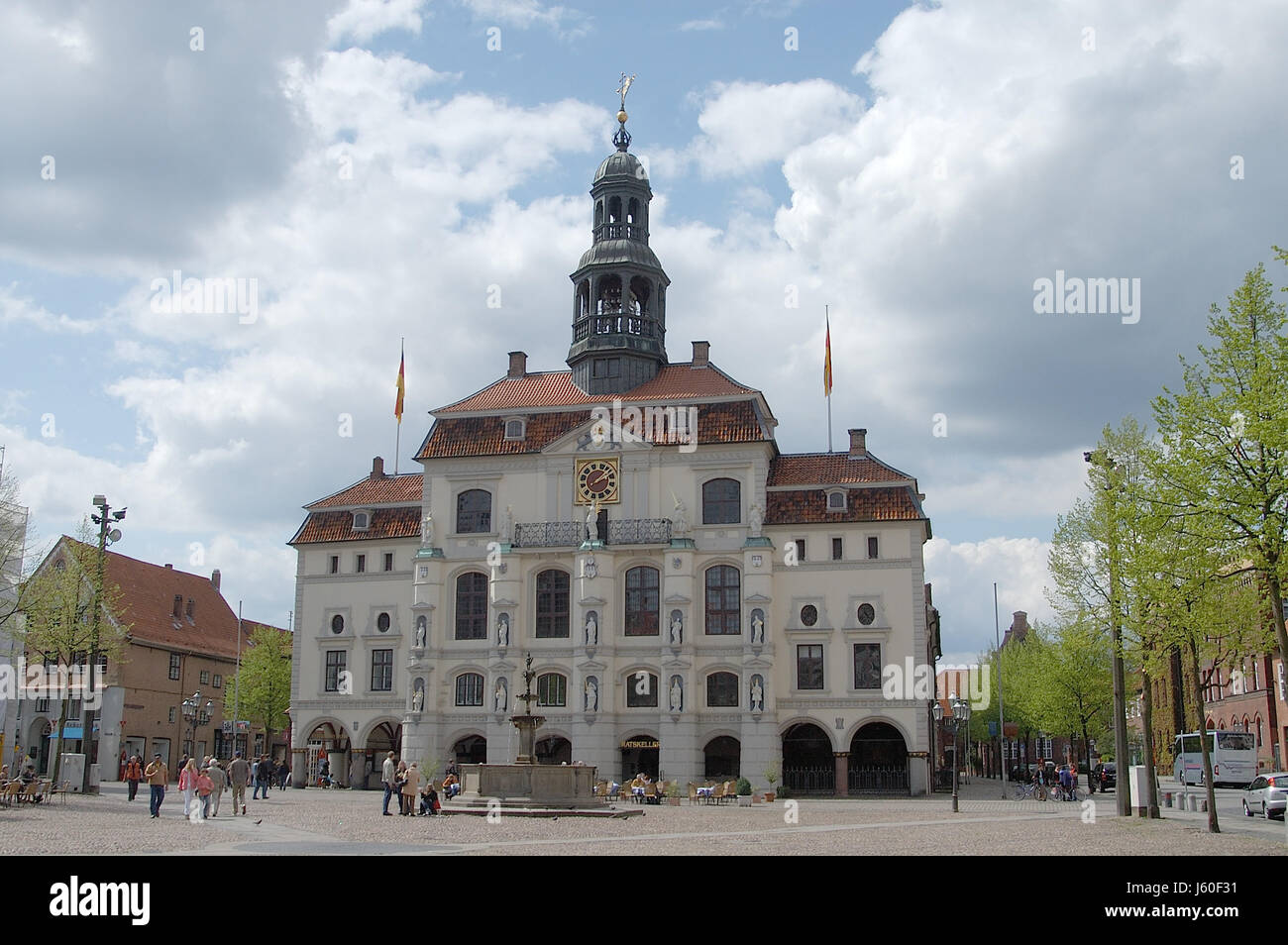 sights old town town hall style of construction architecture ...