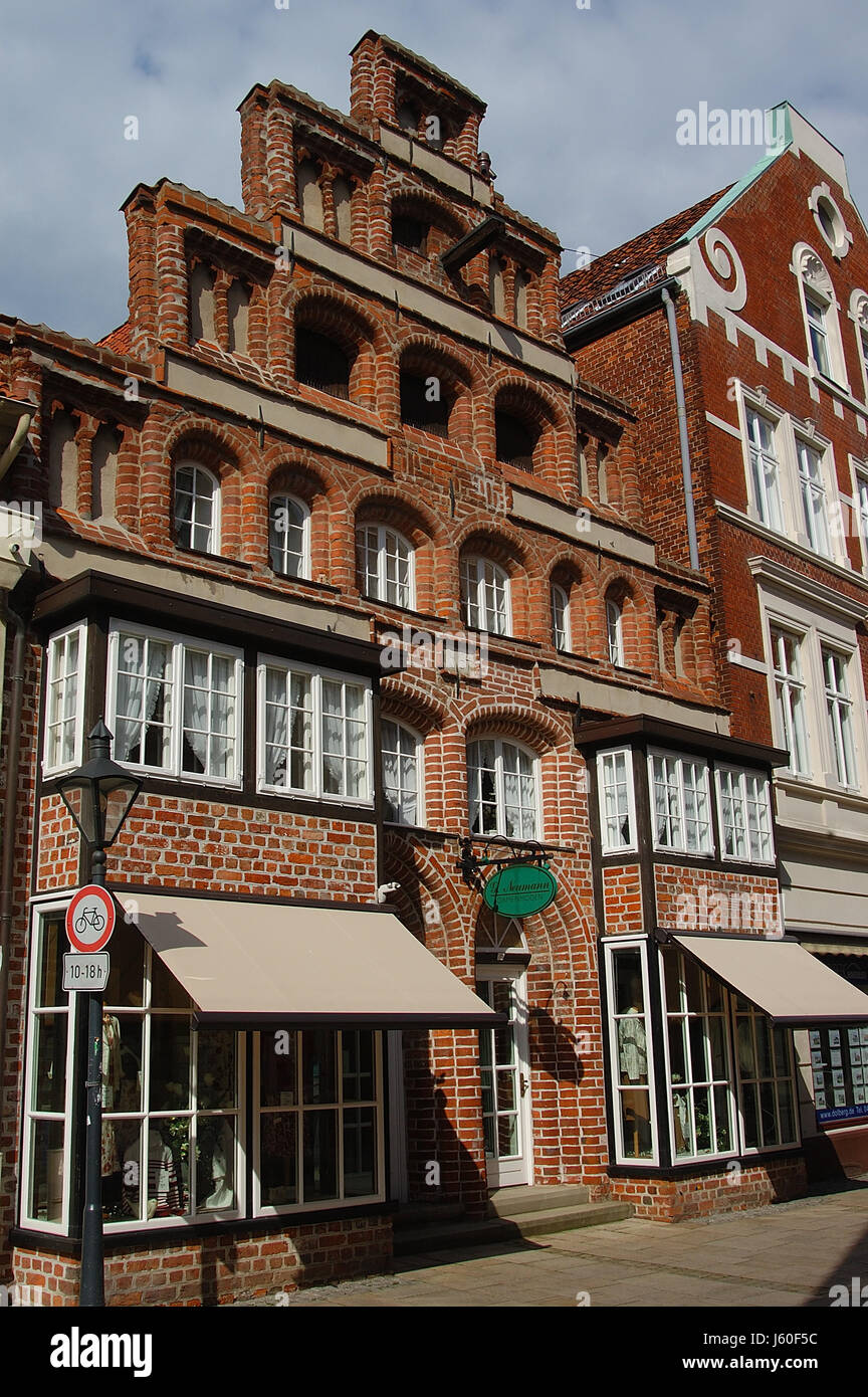 historical gable building of historic importance shops stepped gables ...