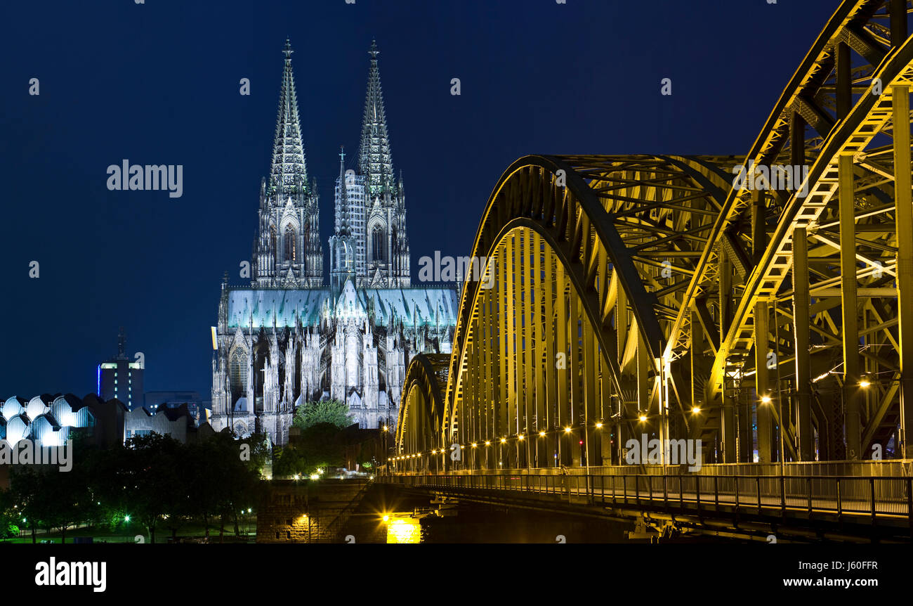 church cologne cathedral townscape sight view outlook perspective vista ...