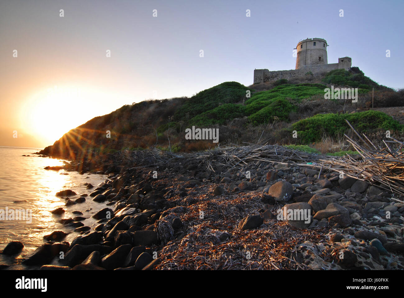 tower sunset sunrise castle salt water sea ocean water lighthouse ...