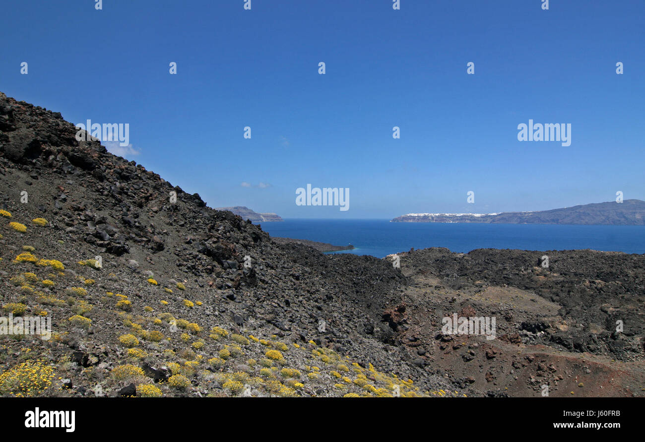 greece lava greece lava santorin nea kameni oia lavagestein kykladen ...