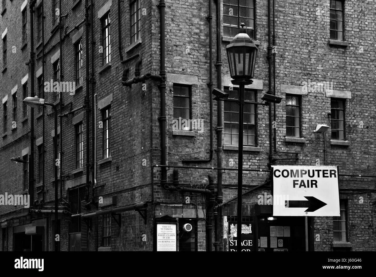 house building london monitoring signpost monochrome shield old house ...