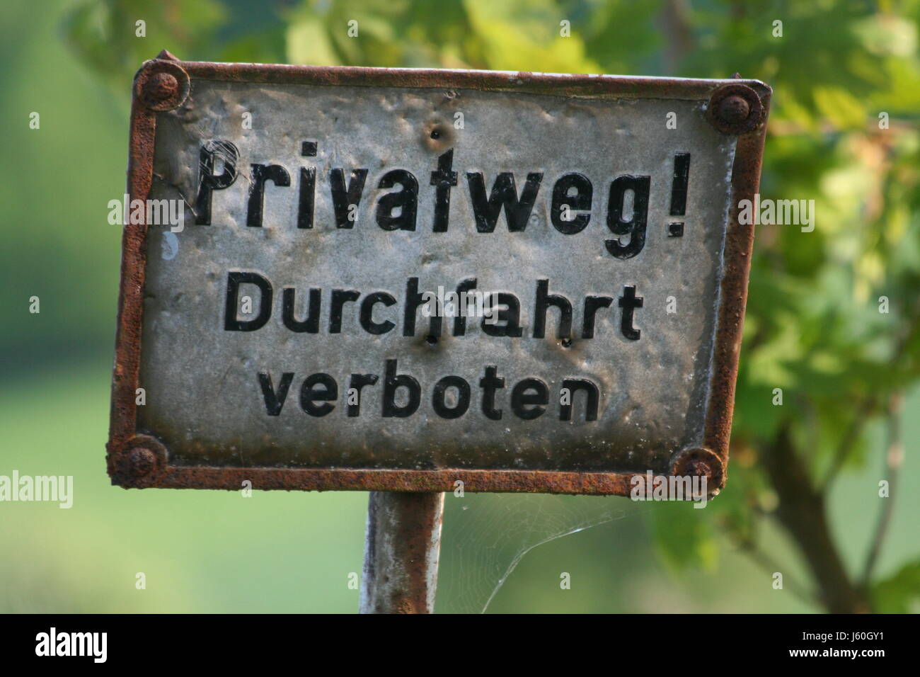 prohibited sign passage Stock Photo - Alamy