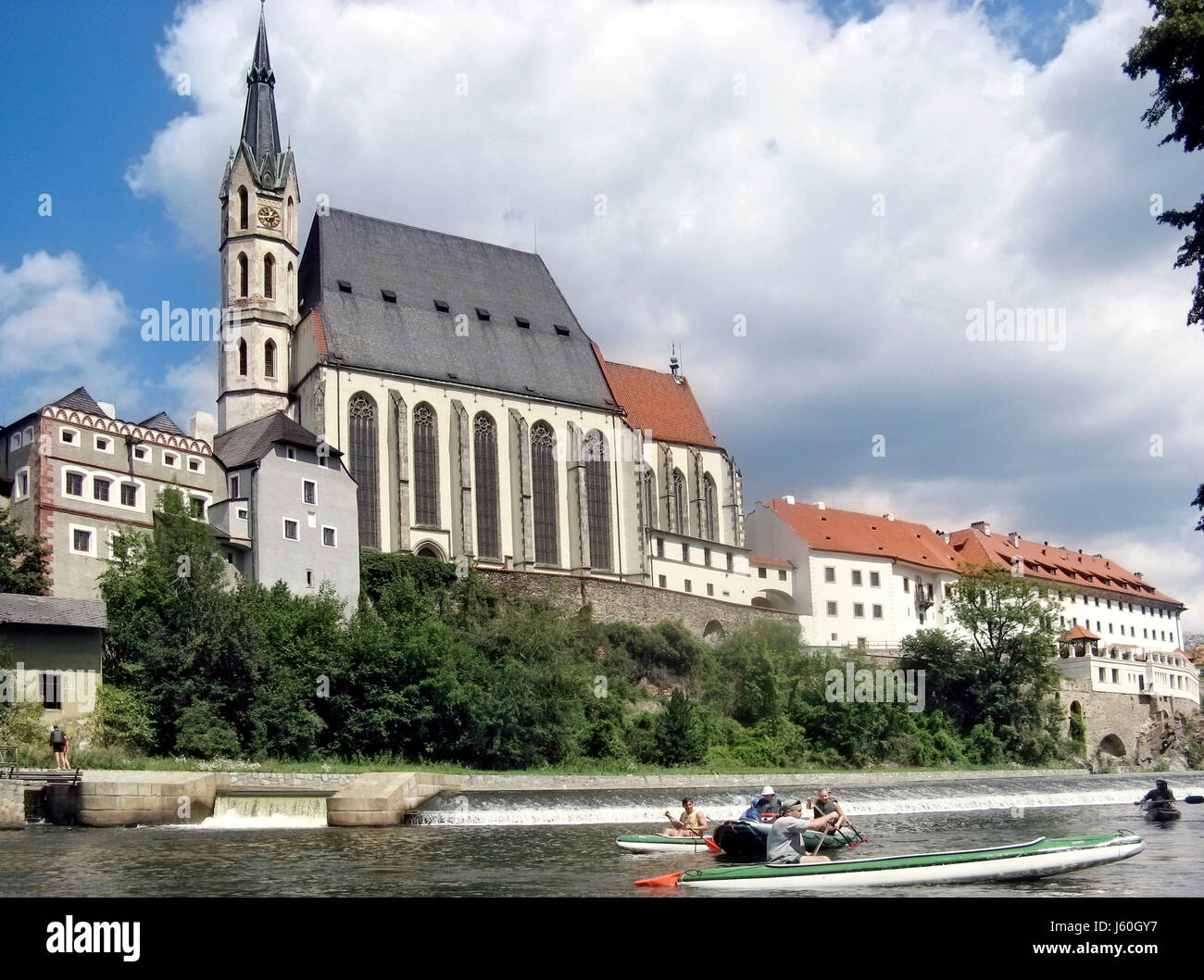 religion church cathedral tourism castle czech chateau blue tower men ...