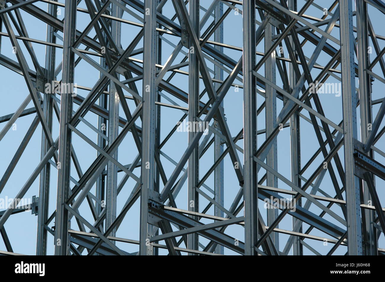 high-bay warehouse under construction Stock Photo - Alamy