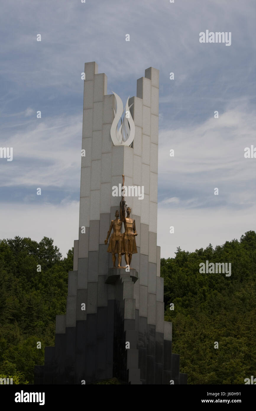 monument stone dramatic firmament sky clouds blue monument colour stone ...