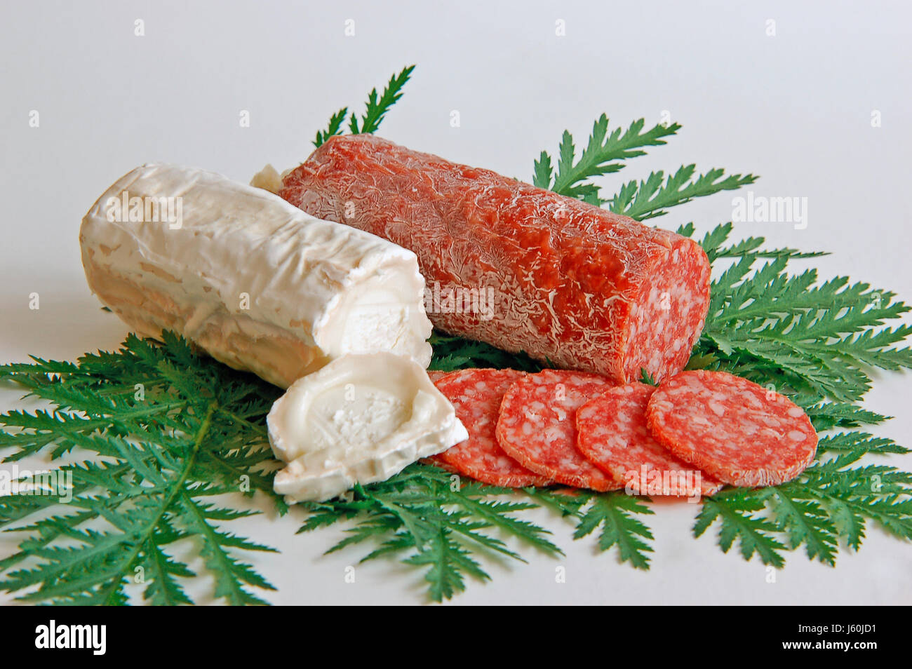 disc cheese discs salami goat stucco piece section segment part area ...