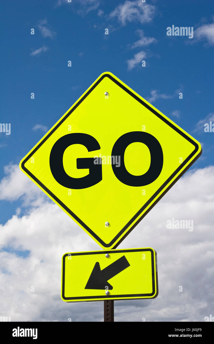 sign signal walk go going walking bluer firmament sky arrow sign signal ...