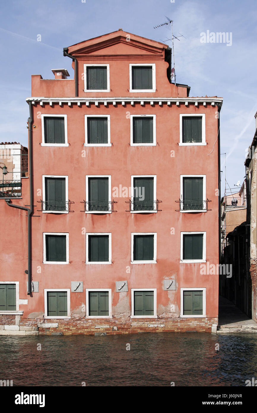 travel tourism venice italian canal italy building water blue house ...