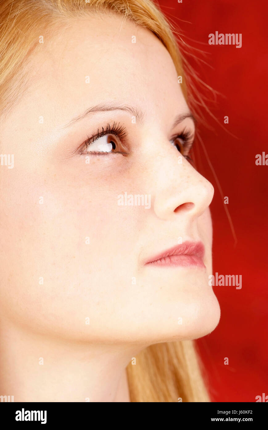 woman wait waiting face lateral peaceful dapper accosting pretty ...