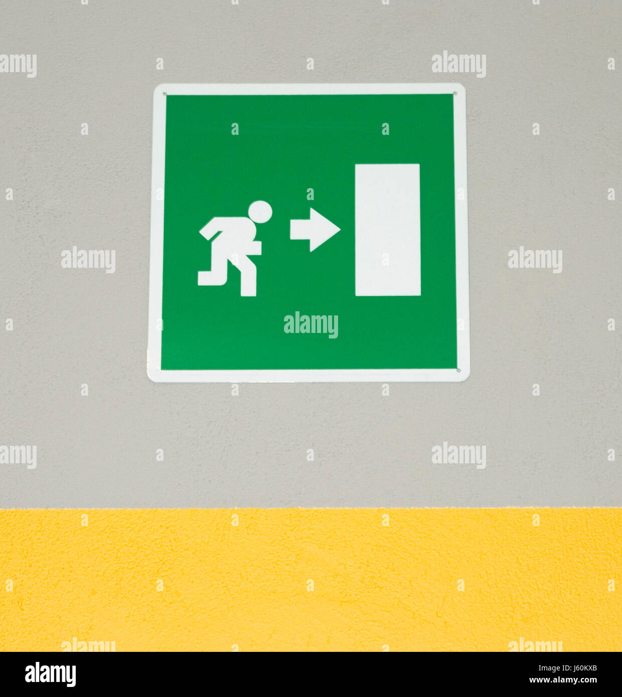 danger emergency exit escape sign security safety pictogram symbol ...